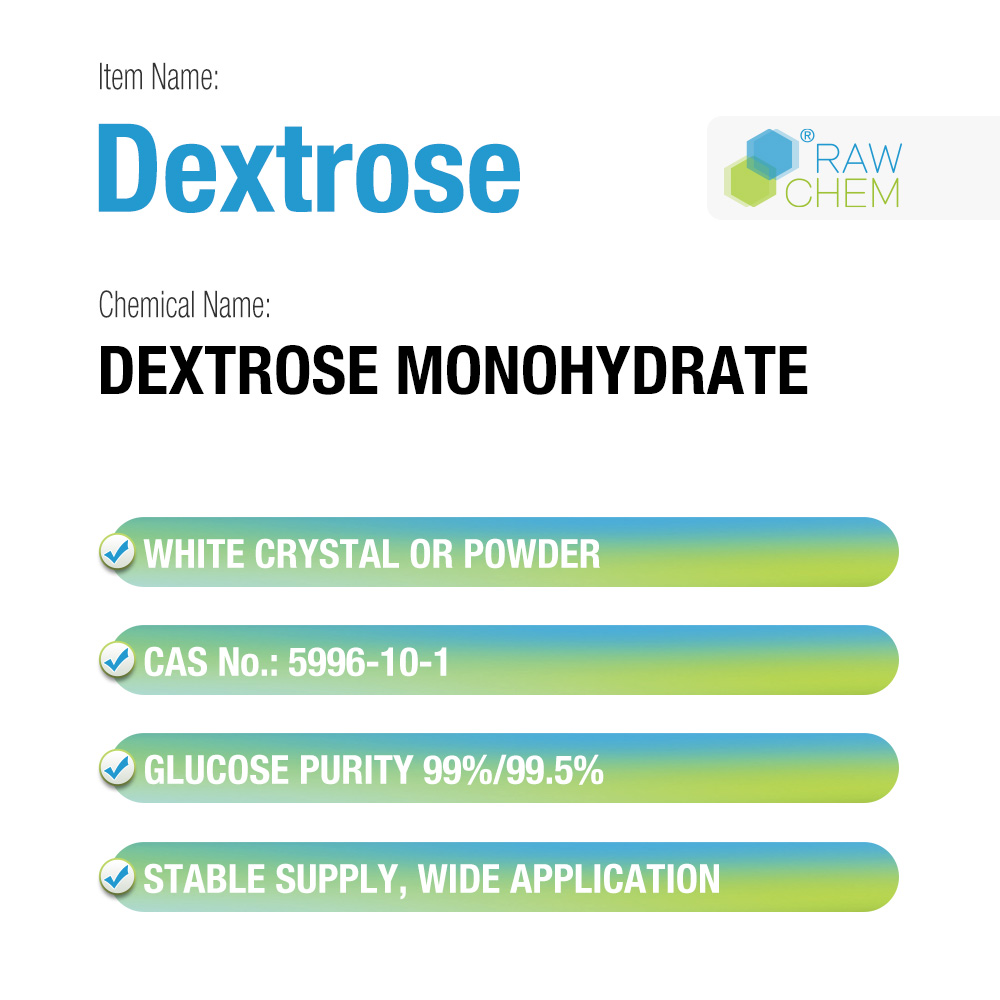 Food Grade 99% D-Glucose Monohydrate | RawChem - All for detergent