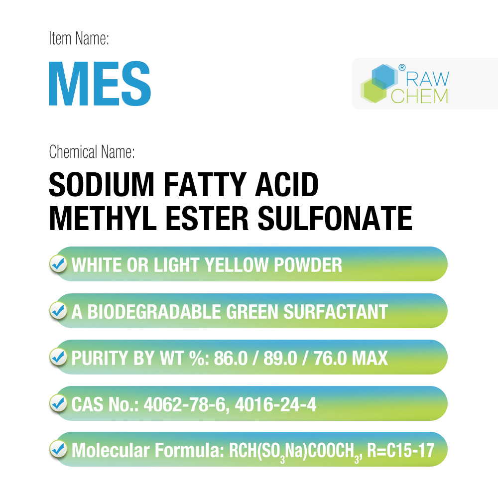 MES Series Sodium Fatty Acid Methyl Ester Sulfonate for Liquid ...